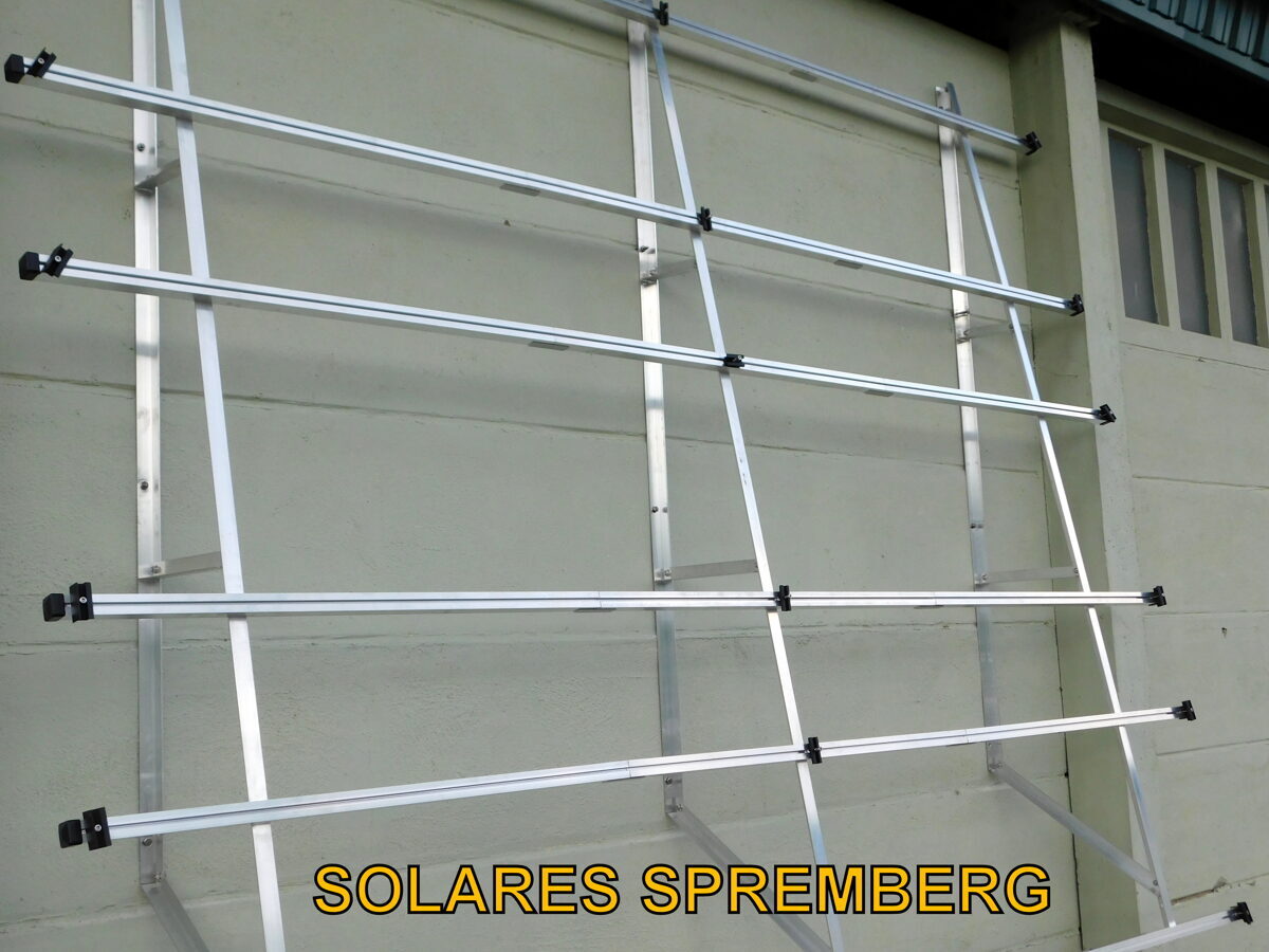 Komplettlösung Fassade für 9x Modul horizontal / quer XXXLW9 für ...