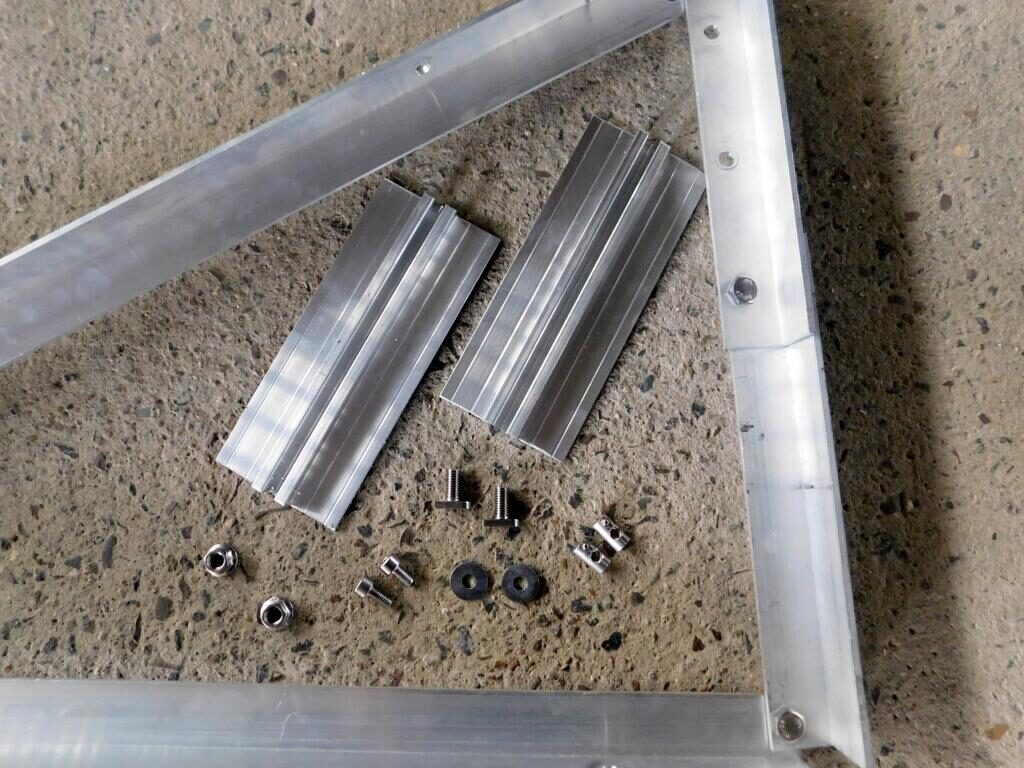 Komplettlösung Aufständerung für 3x Modul horizontal / quer X3 für ...